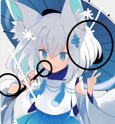 How to draw anime characters backlit?Simple two layers to draw the ...