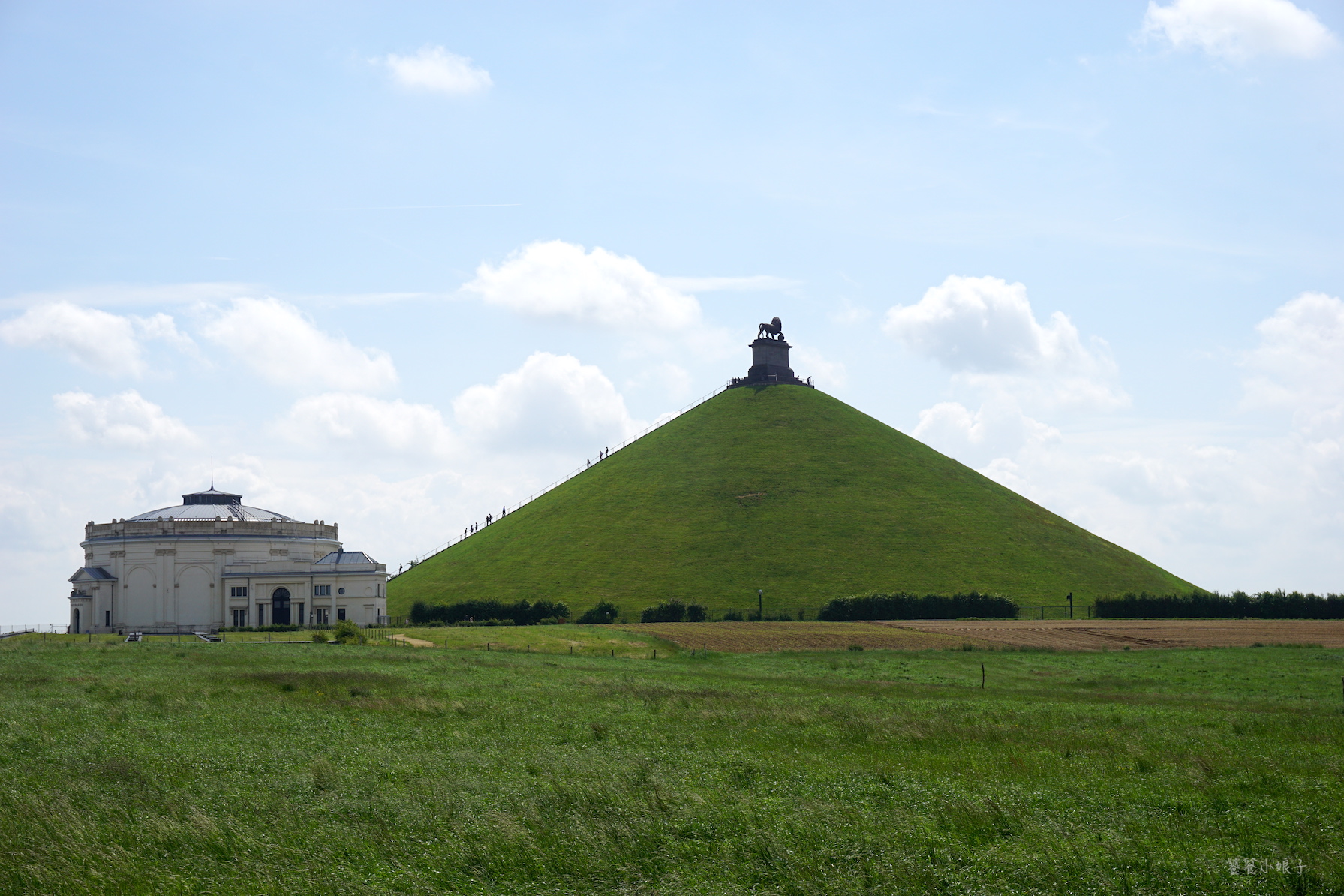 The ancient battlefield of Waterloo, where Napoleon was defeated by ...