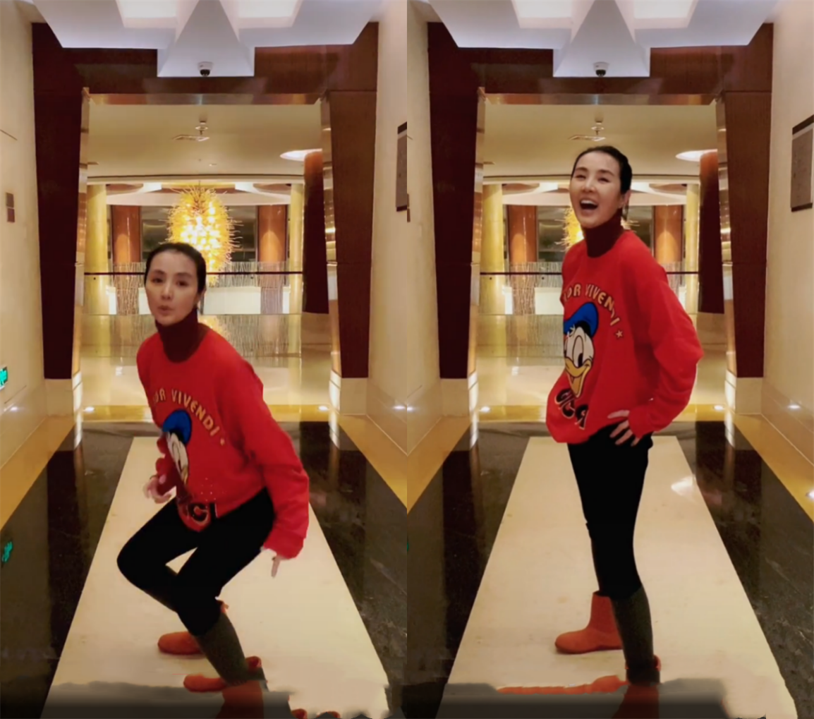 47-year-old Jiang Hongbo shows her supermodel long legs and over 10,000 sweaters. He revealed ...