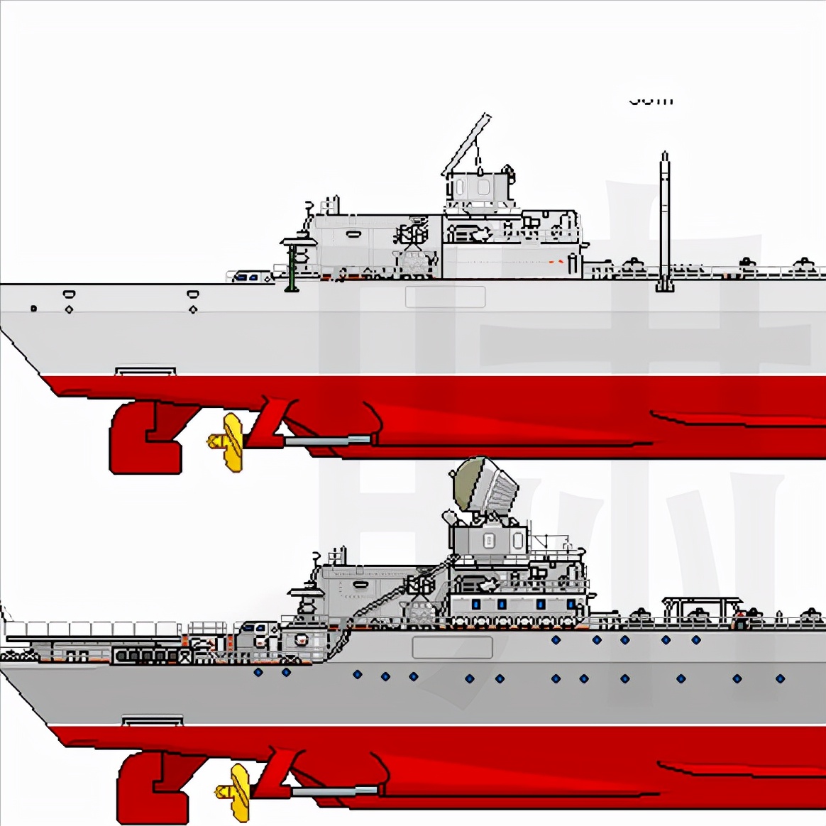 Overhead: Nirvana of the Ukrainian cruiser, China's first 10,000-ton ...