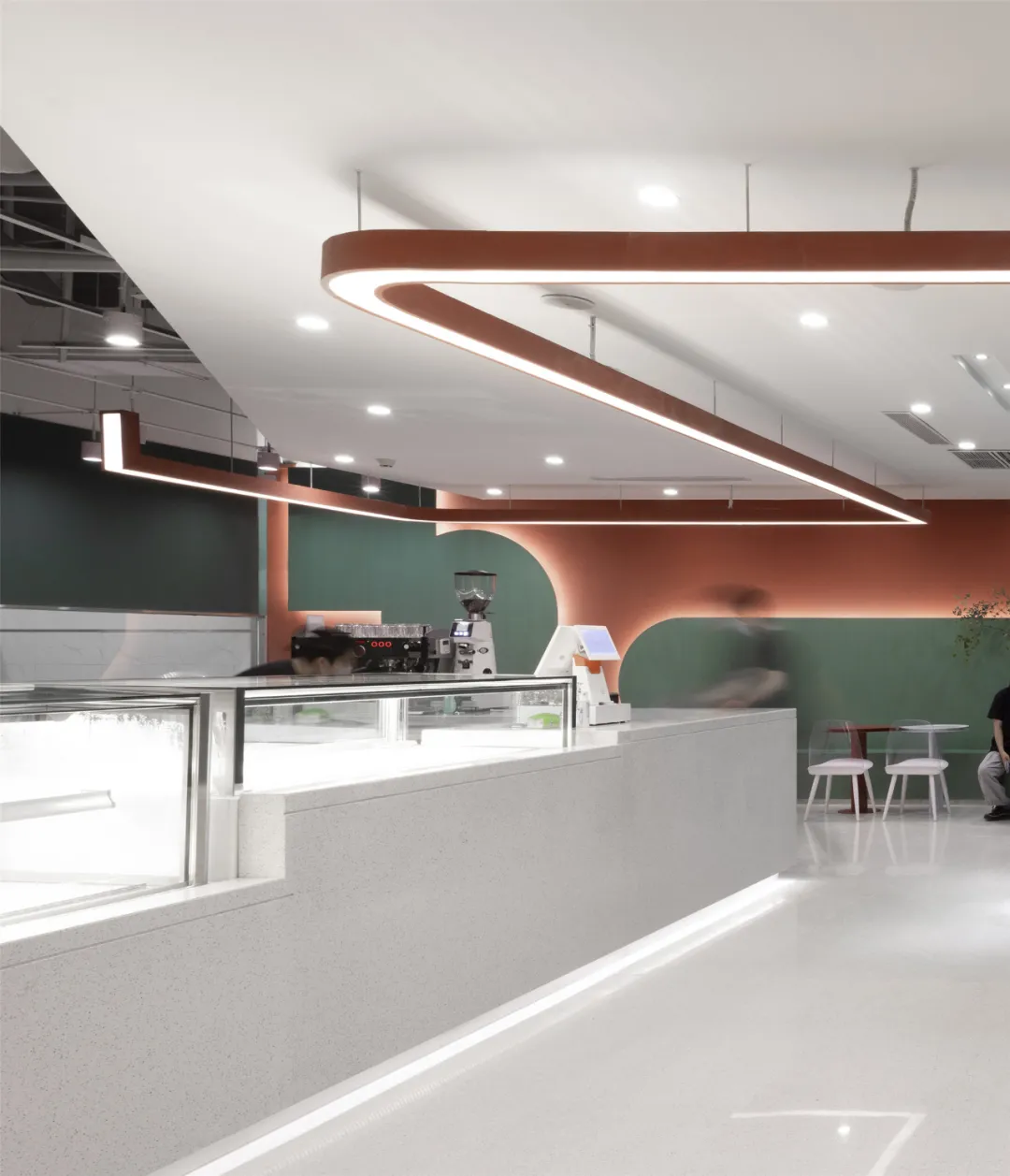 Dining space design: the design of the dessert shop with unique style ...