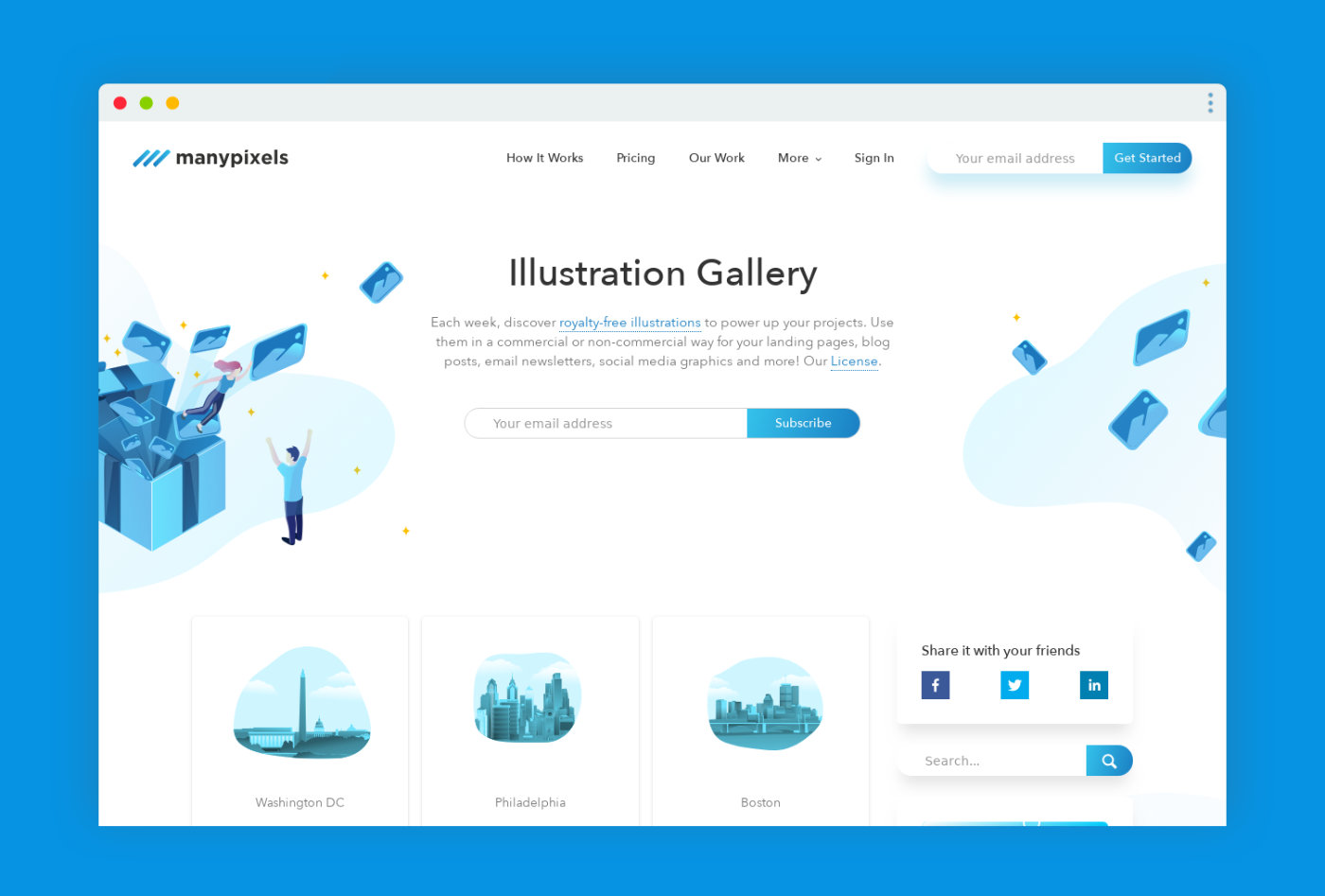 Having these 15 illustration libraries is enough to bridge the gap ...