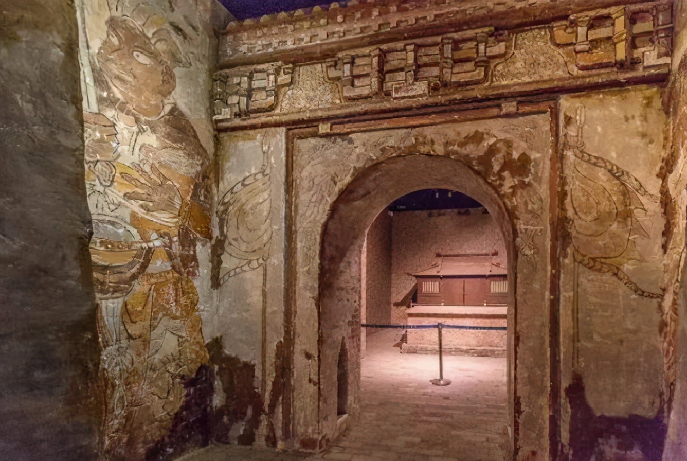 The ancient tombs of the Liao Dynasty were carved with dragons and ...