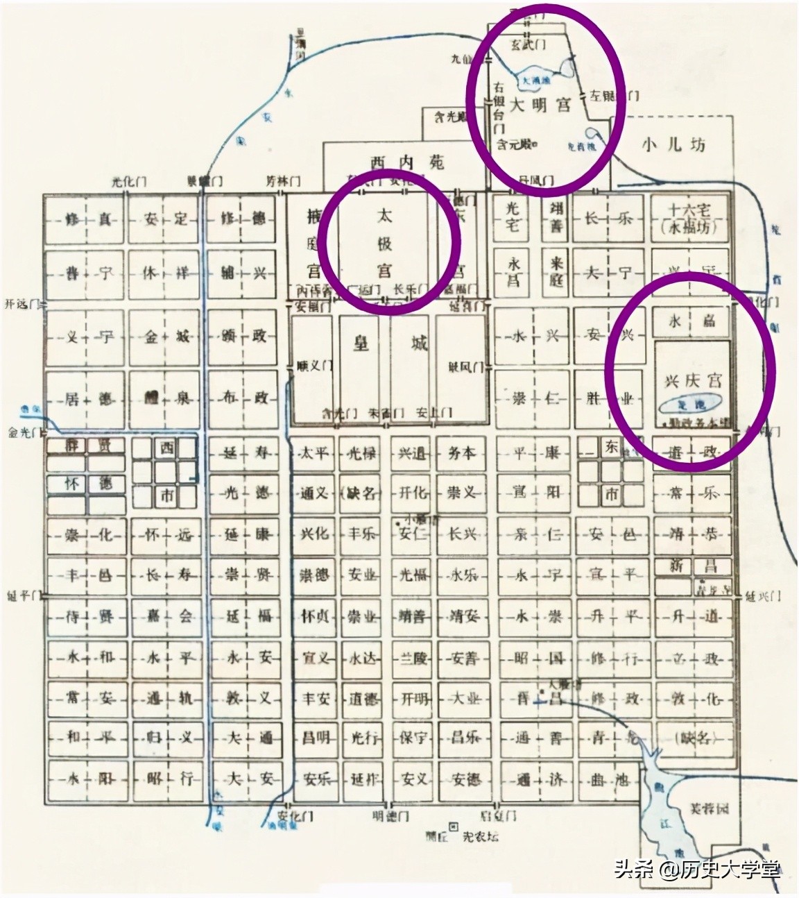 Daming Palace, Taiji Palace, Xingqing Palace, why did Chang'an City ...