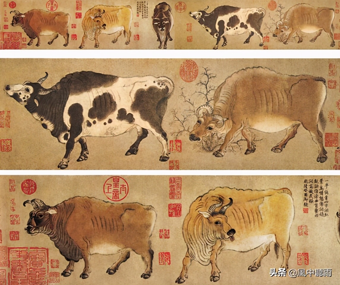 Han Huang's "Five Bulls": the cattle behind the returned national ...