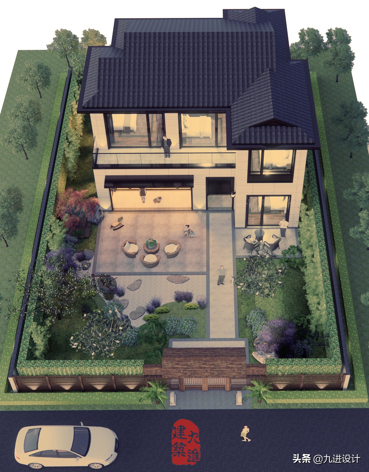 Build a beautiful, high-quality, simple single-yard house in the ...