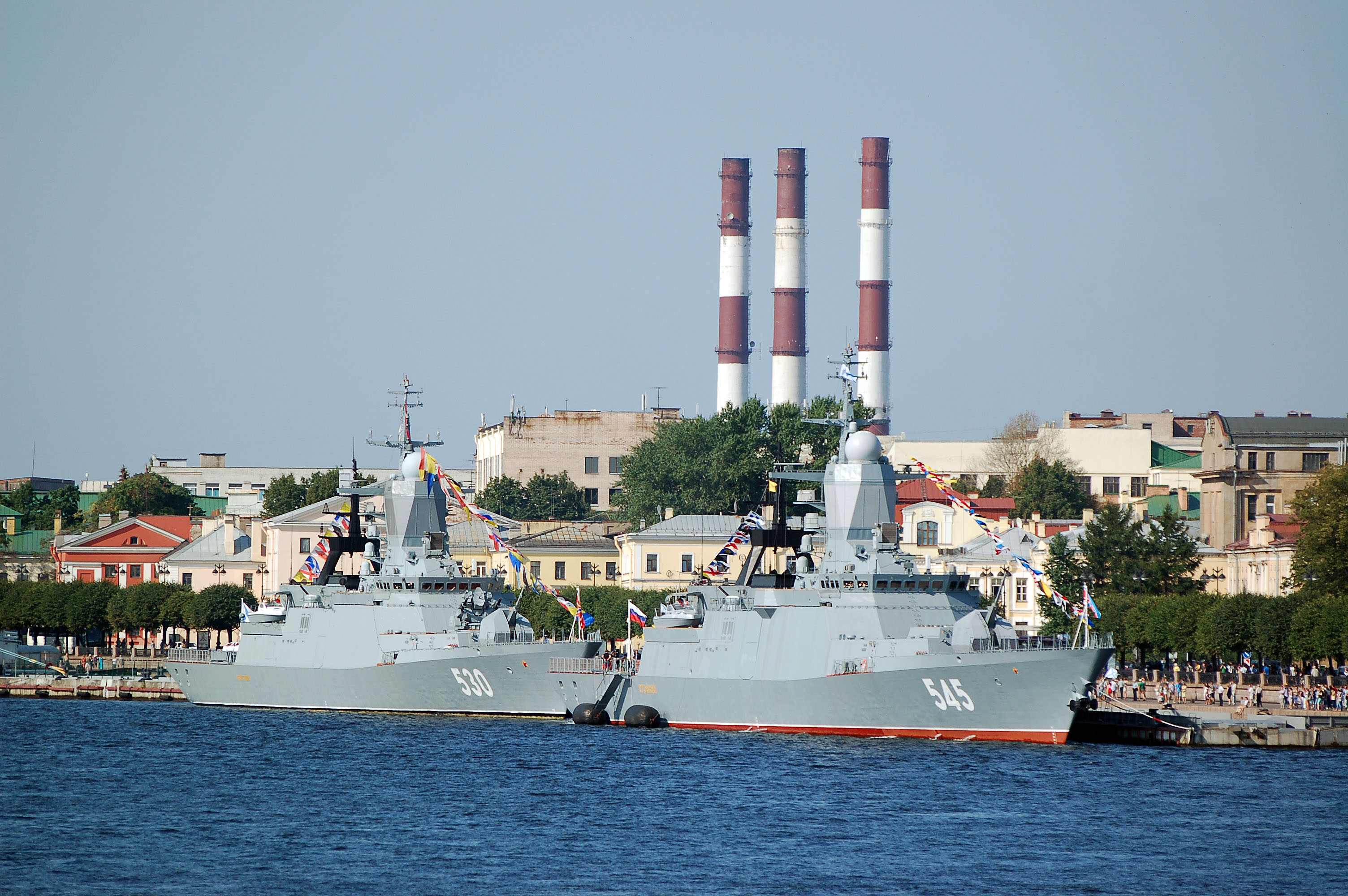 Russian small arsenal ship cutting-edge main force 20380 frigate-100 ...