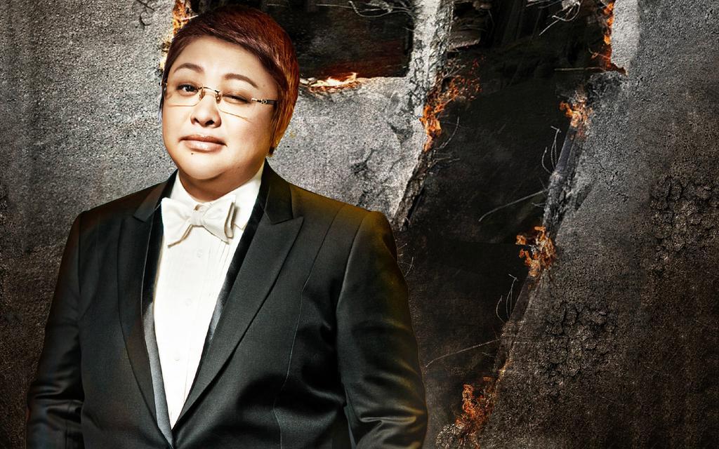 Liming Cheng took a demon mirror in the entertainment industry, showing ...