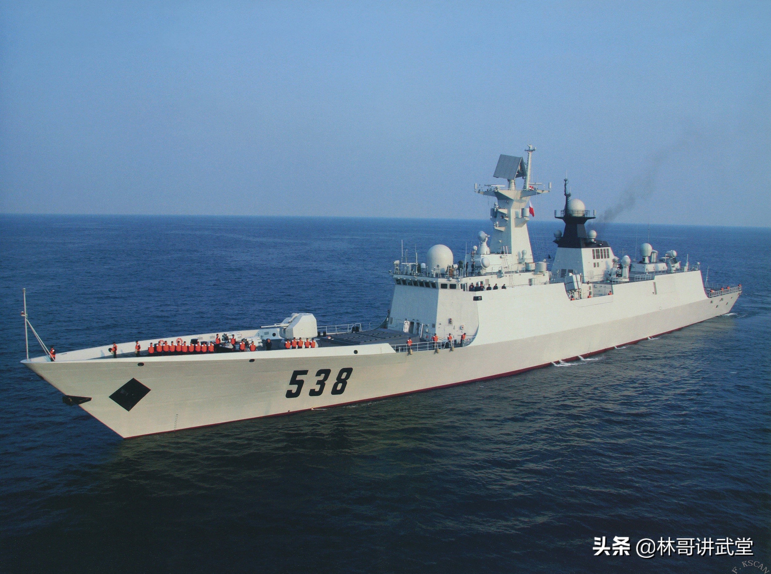 Compared with the new frigate 30FFM and 054A from the Sea of Japan, it seems to be stronger - iNEWS