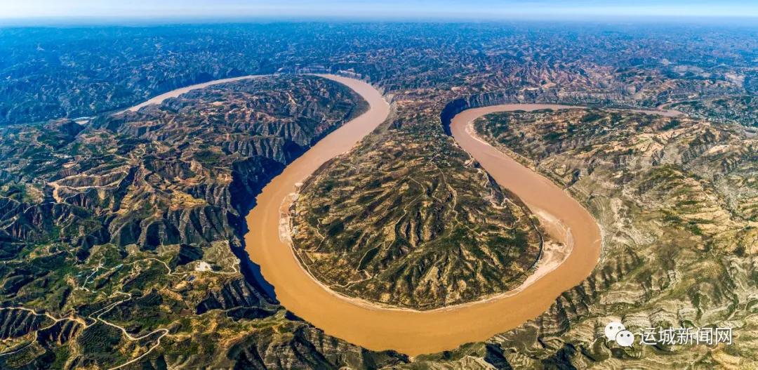 The big screensaver is here! Aerial photography of the Yellow River, he ...