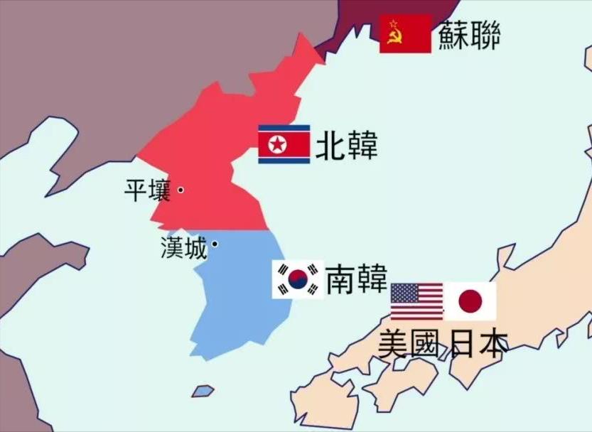 Division and Civil War, North Korea and South Korea under the Division ...