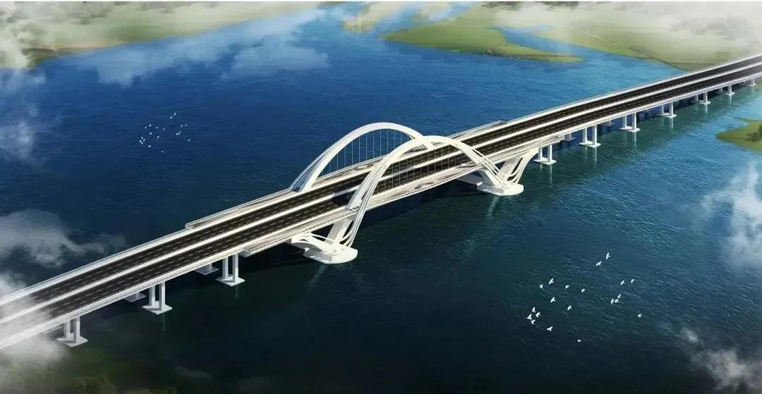 The main arch ribs of another bridge in Shuidong Bay closed smoothly ...