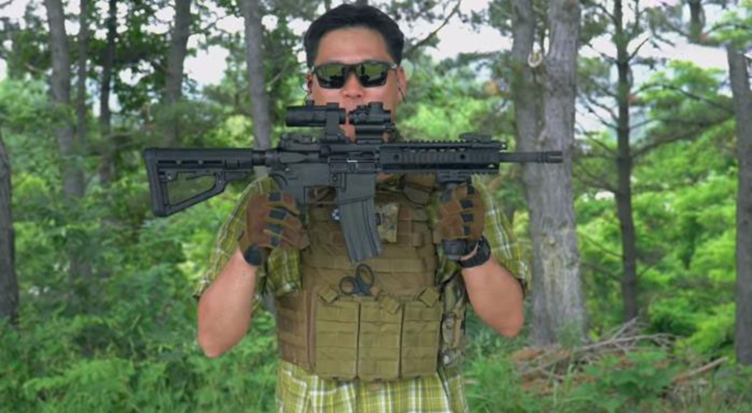 The new rifle is included in the special forces of the South Korean ...