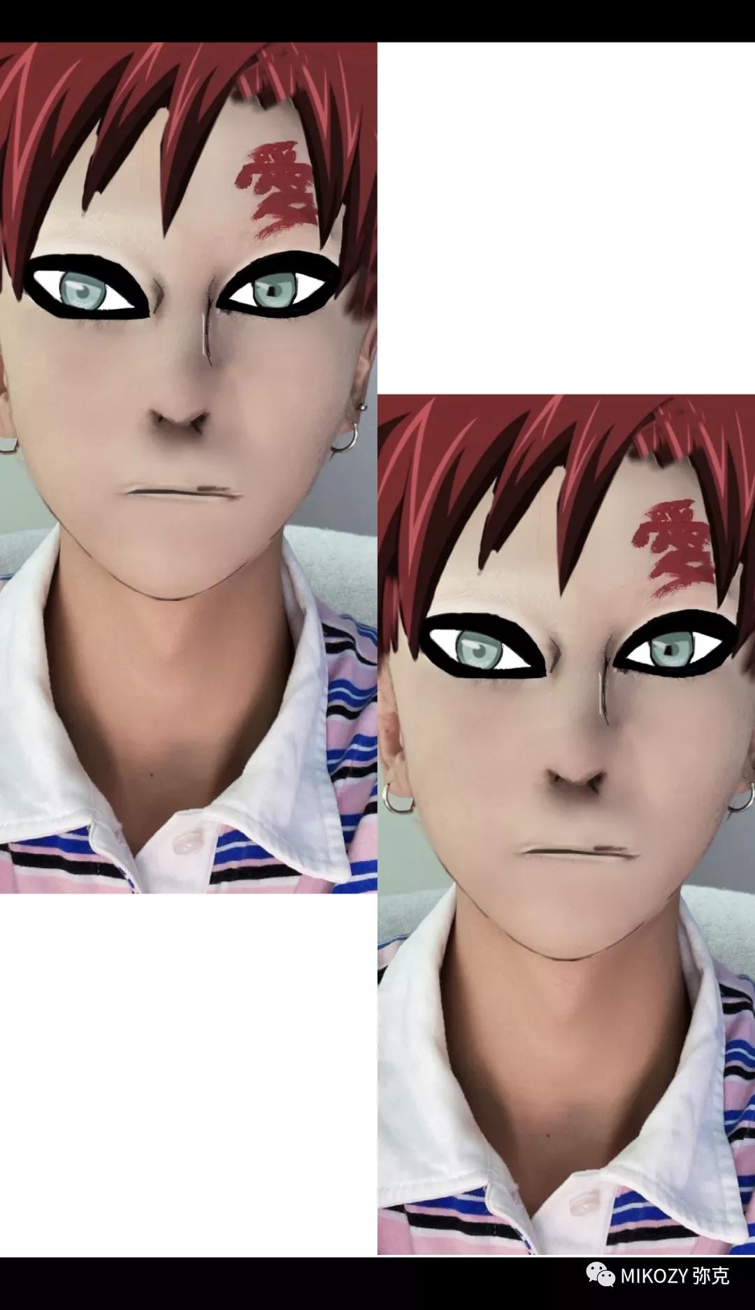 Gaara's creative imitation makeup that burned the audience - iNEWS