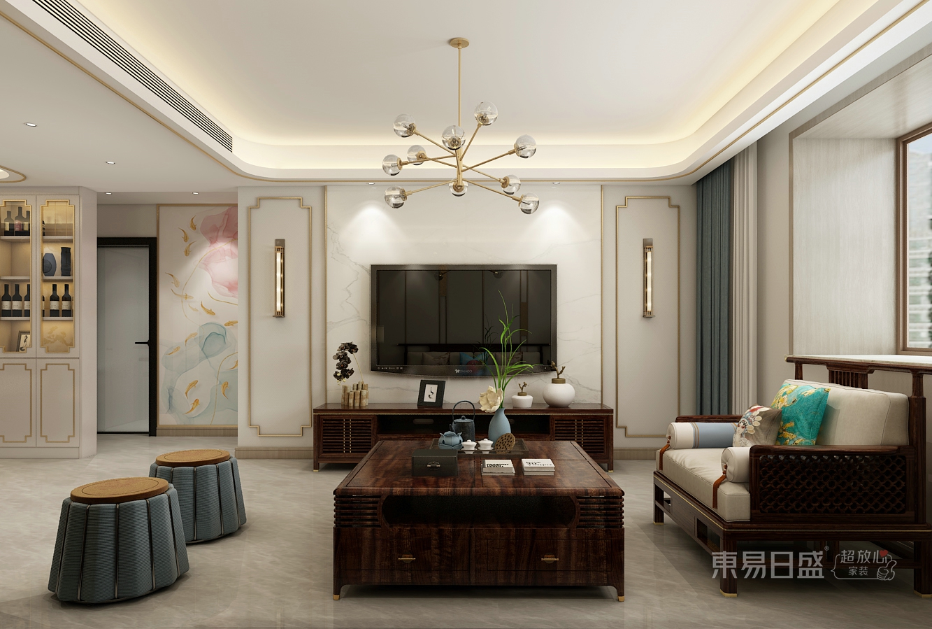 120㎡ new Chinese-style home, elegant and stylish, I love it - iNEWS