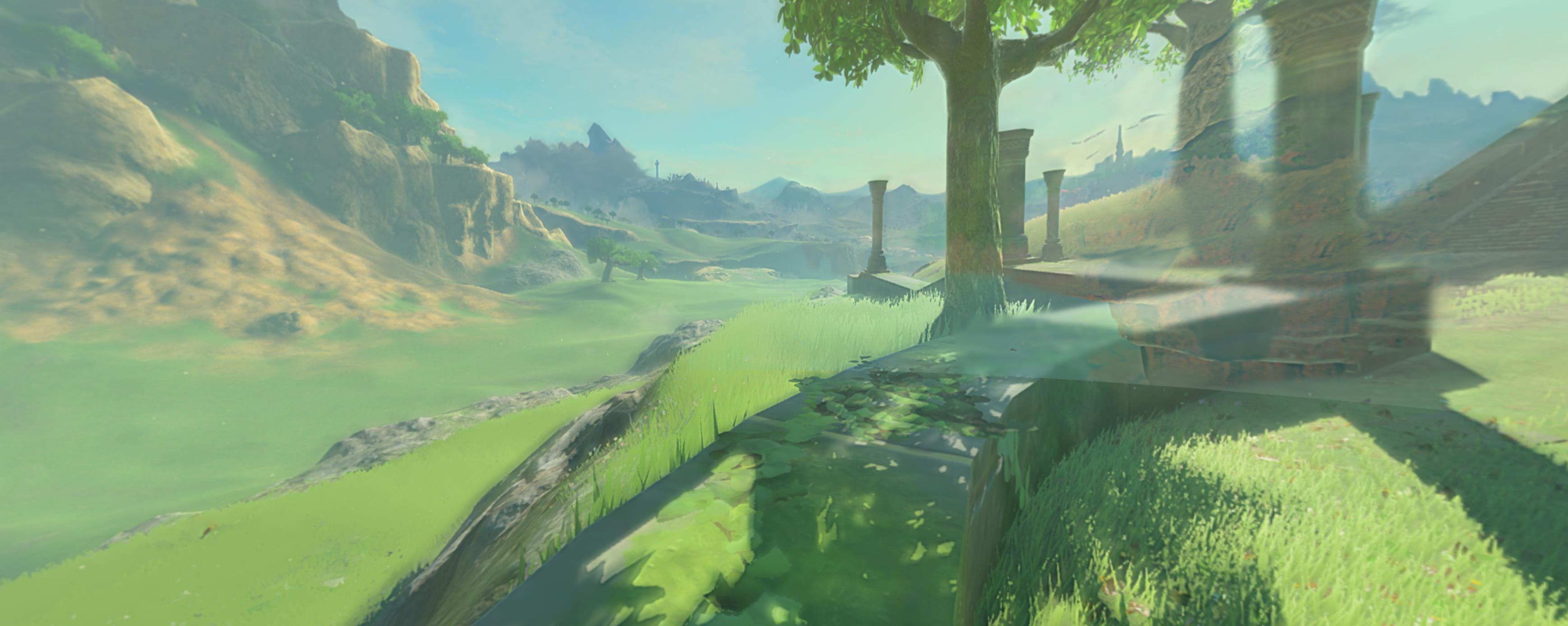 Netizens developed a panoramic map of "The Legend of Zelda: Breath of ...