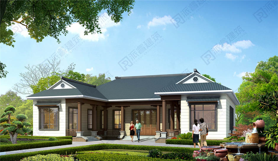 10 sets of design drawings of rural bungalows, plane renderings - iNEWS