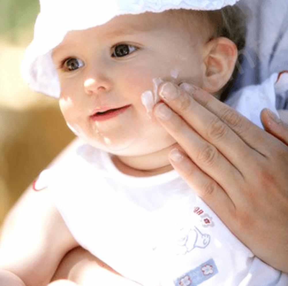 Spring gives the baby "sun" is very stressed, the sun does not hurt the ...