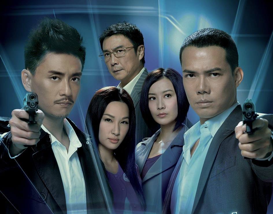 classic!The 10th anniversary of the premiere of TVB police drama "Sniper Sniper", the four ...
