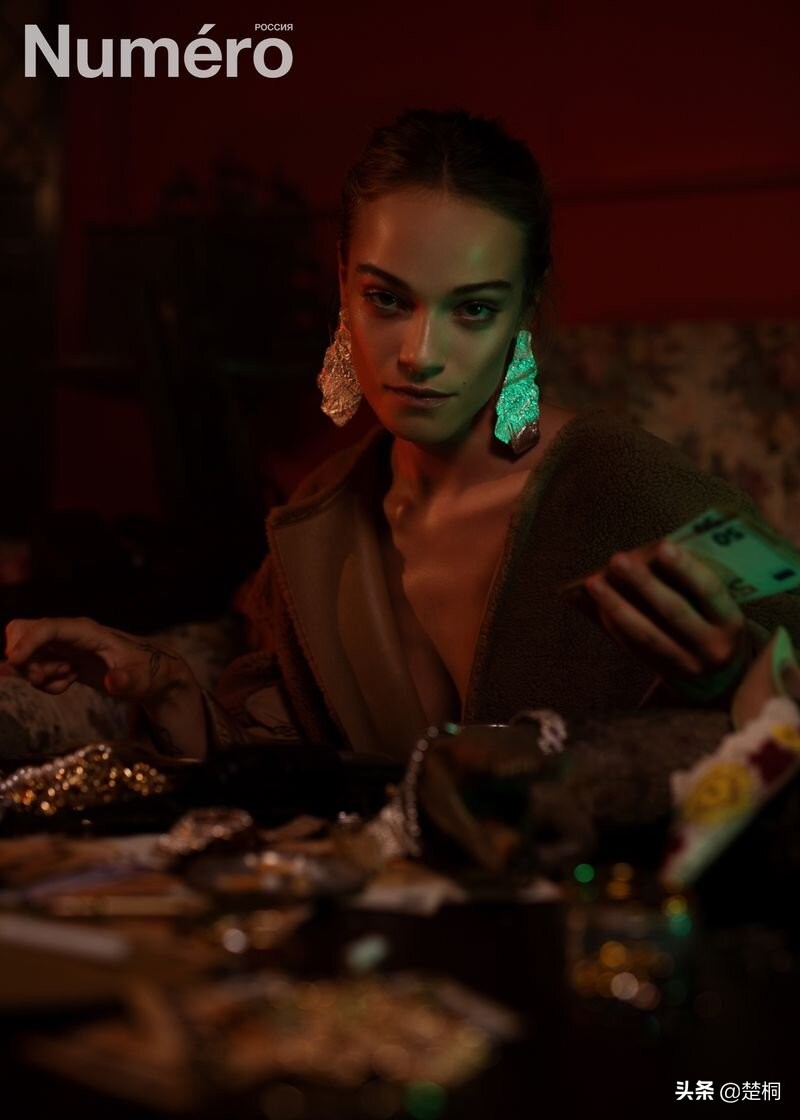 Spanish supermodel Emma Forman, fashion photography for the Russian ...