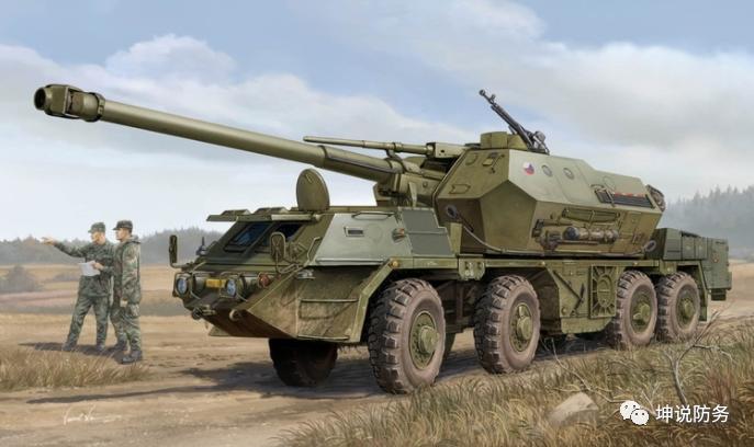 The newest Czech "DITA" self-propelled artillery is also 155mm in ...