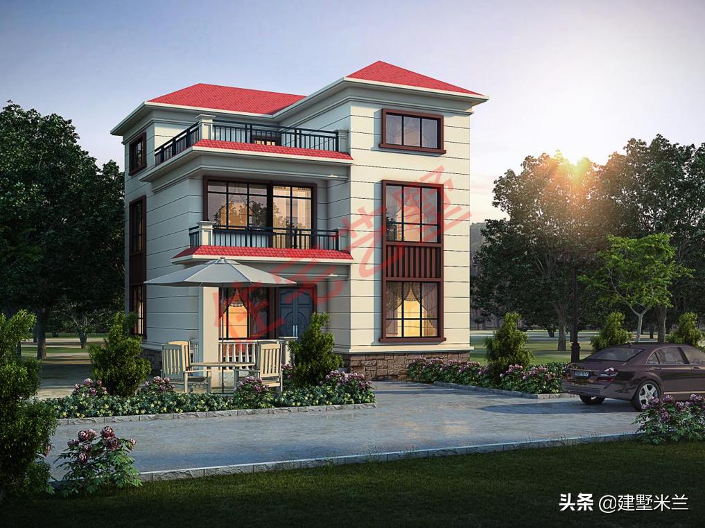 To share with you the design of 85 square meters small apartment villa ...