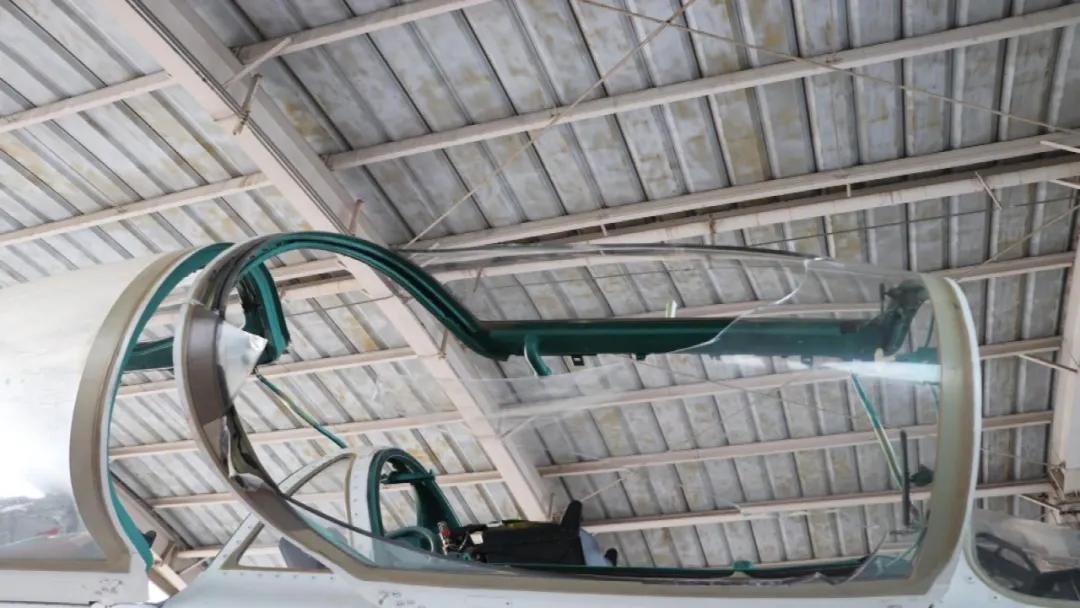 80% of the canopy was damaged when the fighter hit the bird, and the ...