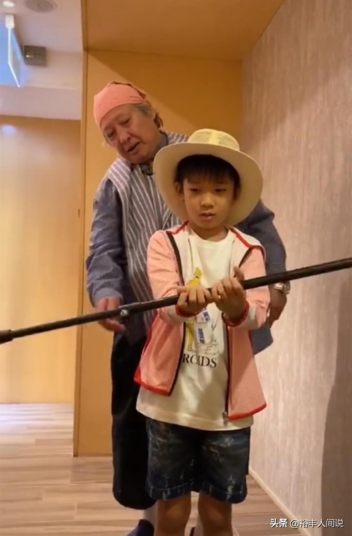 Sammo Hung was too thin in recent photos, taught his grandson how to ...