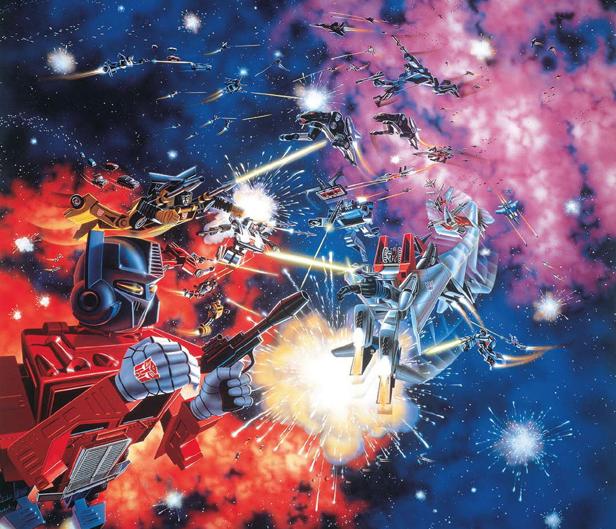 What color are the blue thunderbolt and silver thunderbolt in ...