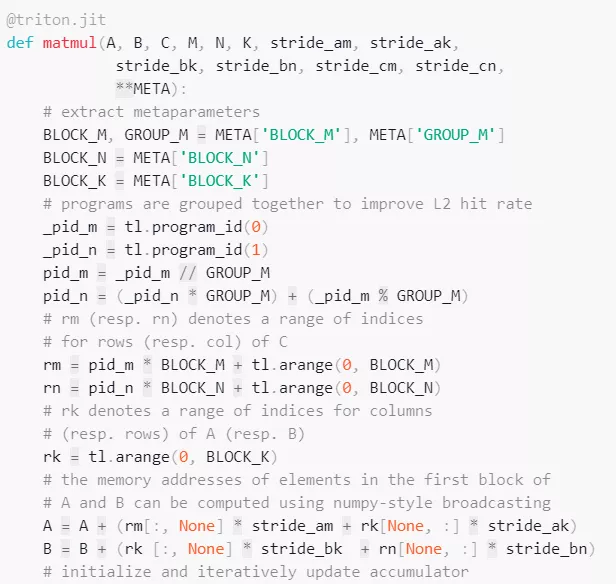 In the world of CUDA, OpenAI open source GPU programming language Triton, supports both N card ...