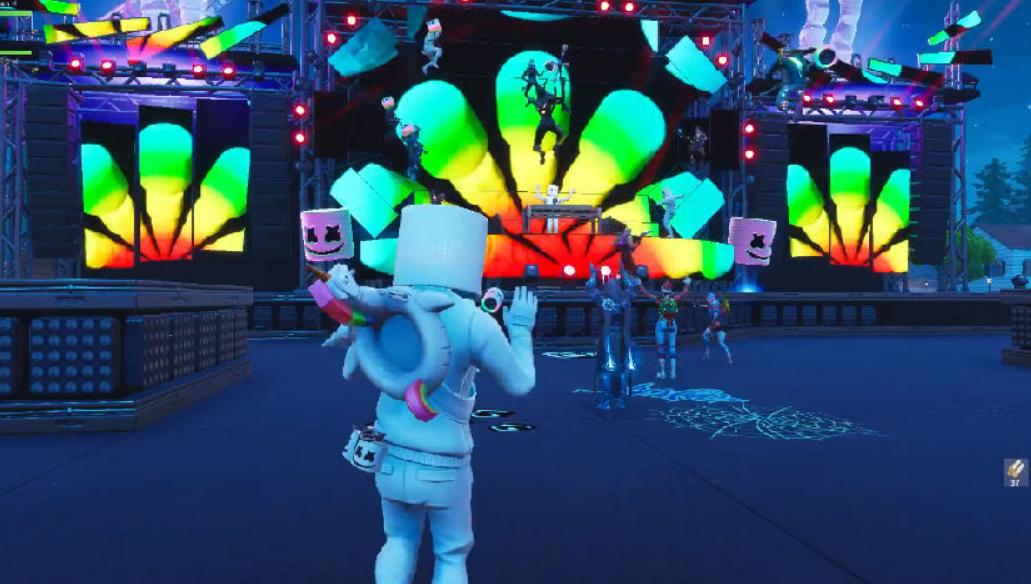Sister A also came to the concert. How did Fortnite blend into pop ...