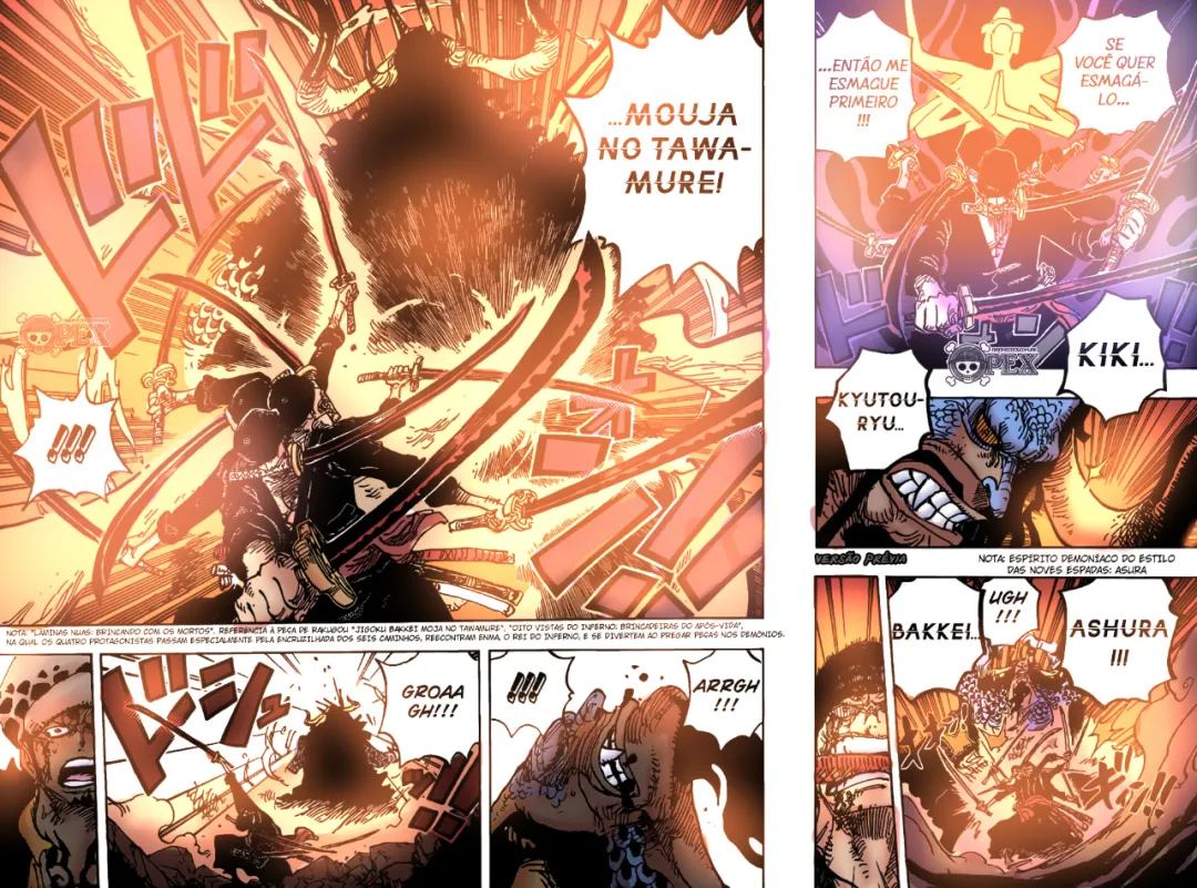 One Piece Chapter 1010: The coloring page is coming, I have to say that ...