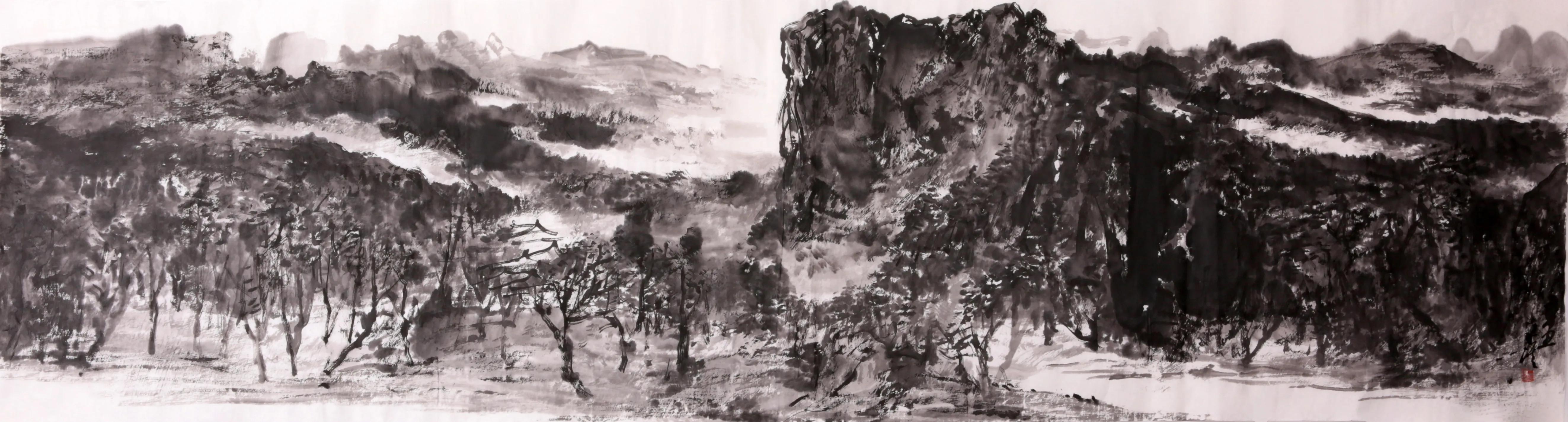 "De First Floor" Chinese famous ink painting Danqing special - iNEWS