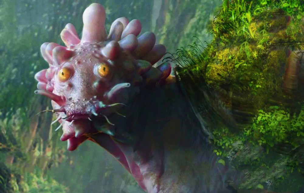 "Love and Monsters" Doomsday Creatures Guide Underground Worm Shark and ...