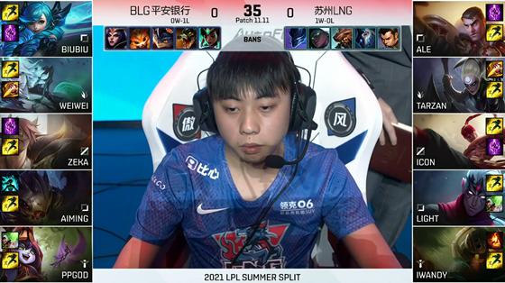 LOL-LPL: Ale Jess's electric shock bombs were all fired, LNG defeated ...