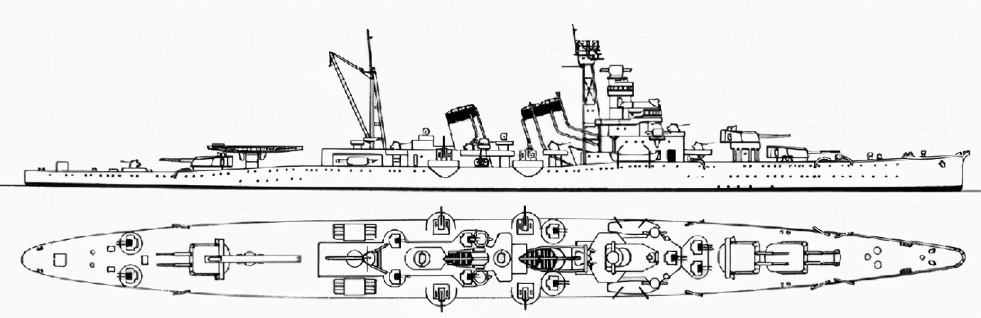 Japanese Navy Heavy Cruiser in the Showa Period-Furuoka and Aoba class ...