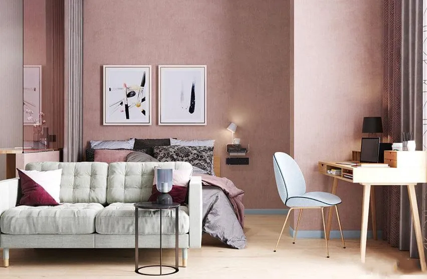 The 32-year-old lady's 49 square meter home has 9 functional areas, and ...