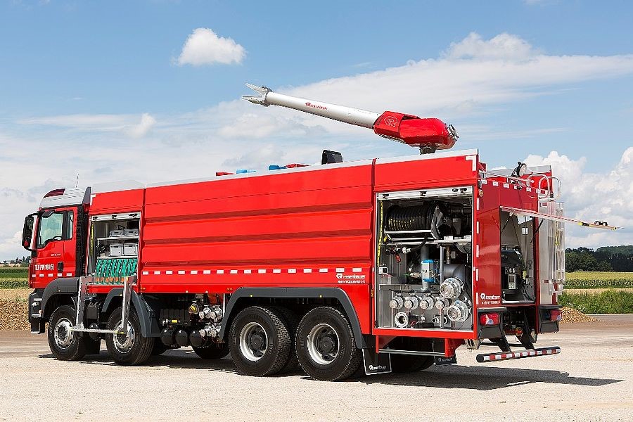 Coming soon in China, Rosenbauer's latest MT series fire trucks will be ...