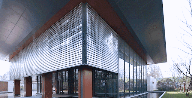 Polar curtain wind moves the curtain wall, let the building dance with ...