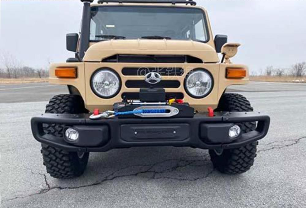 BJ212 exposed off-road version, equipped with Wrangler front bumper, powered by Mitsubishi 2.4T ...