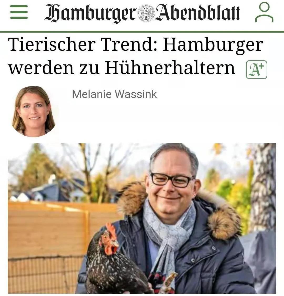 German hens are on the streets wearing warning vests! What are they ...