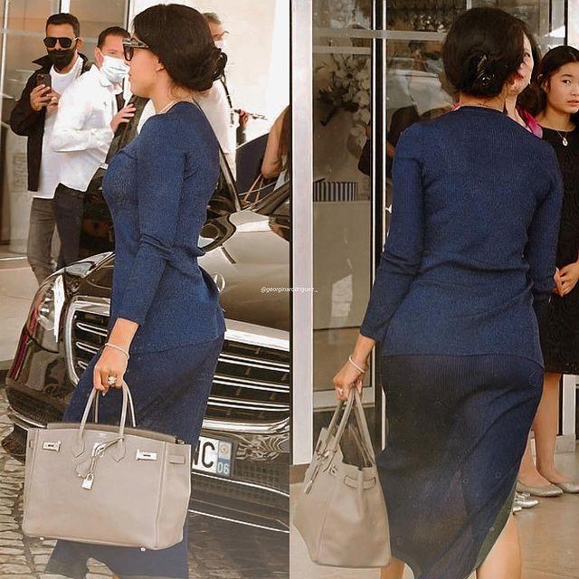 Cristiano Ronaldo's fiancee carries Hermes at Cannes, the hotel has a ...