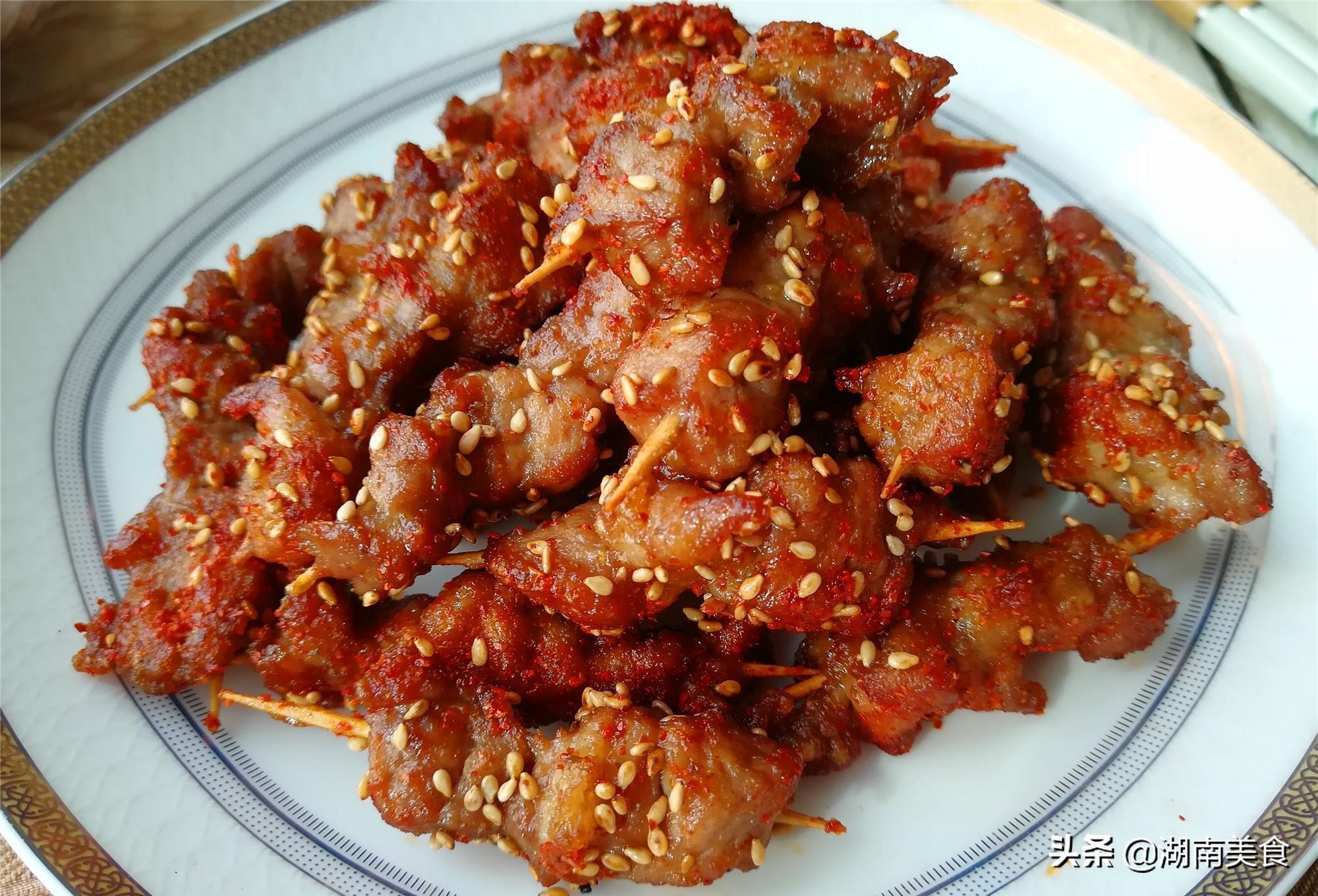 The home-cooked recipe of toothpick meat, tender and greedy, served ...