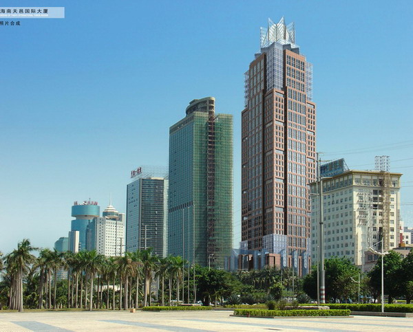 The renewal of the tallest building in Hainan has witnessed the ...