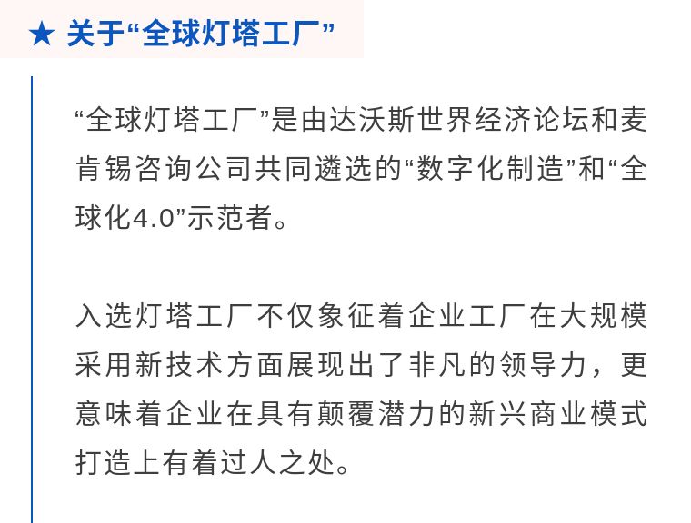 The world's first end-to-end "lighthouse factory" in the washing ...