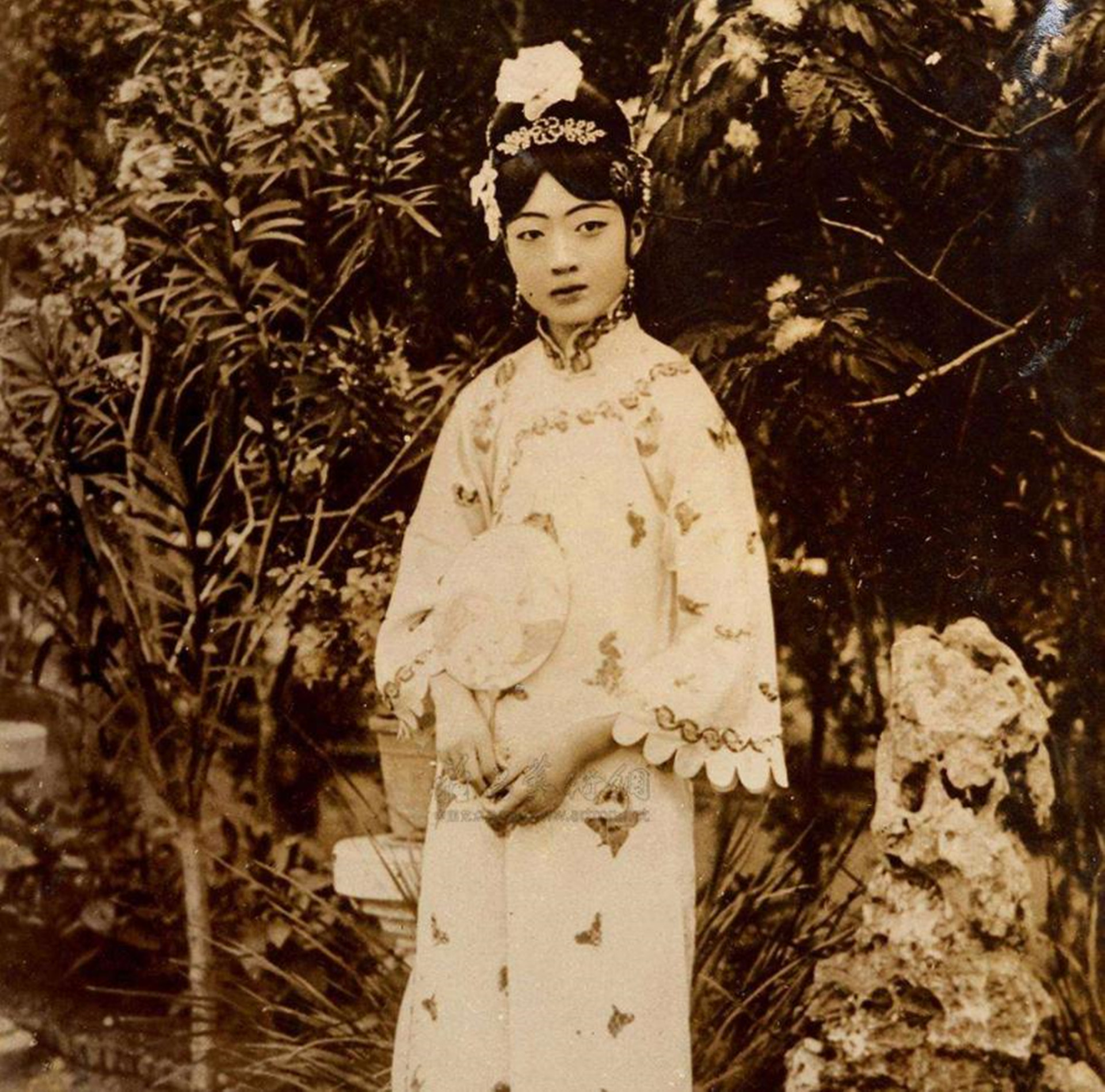 The imperial concubine of Puyi at the end of the Qing dynasty was left ...