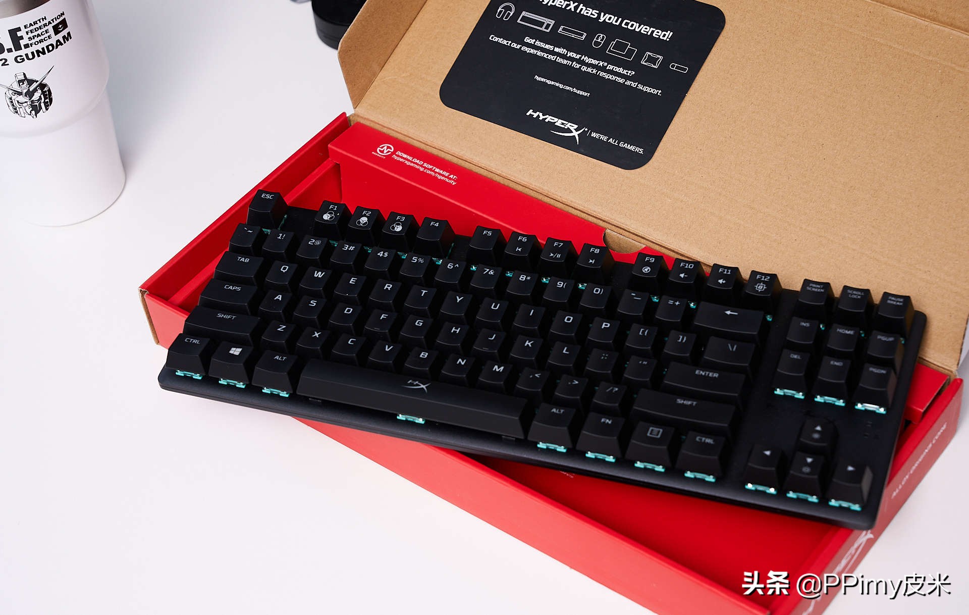 87-key silent paragraph axis: HyperX origin mechanical keyboard water ...