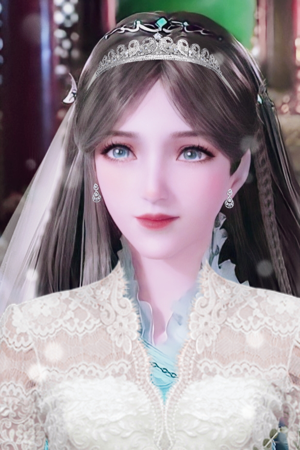 Ning Rongrong's new outfit is beautiful, the white wedding dress is ...