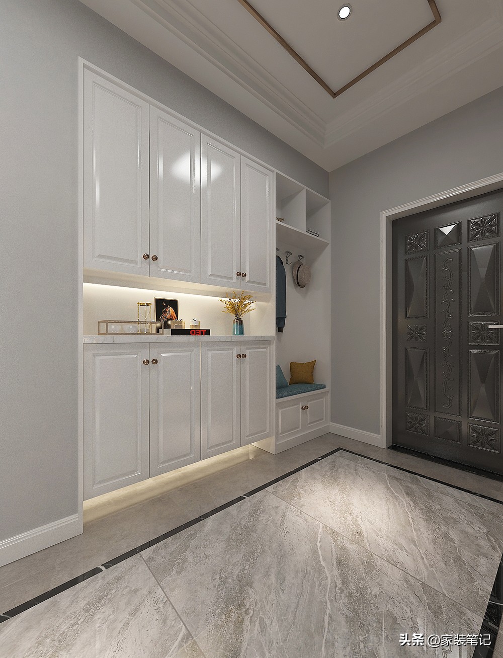 256 square meters of modern light luxury, exquisite, simple design is ...