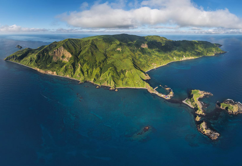 Moneron Island near the southwest coast of Sakhalin Island is a habitat ...